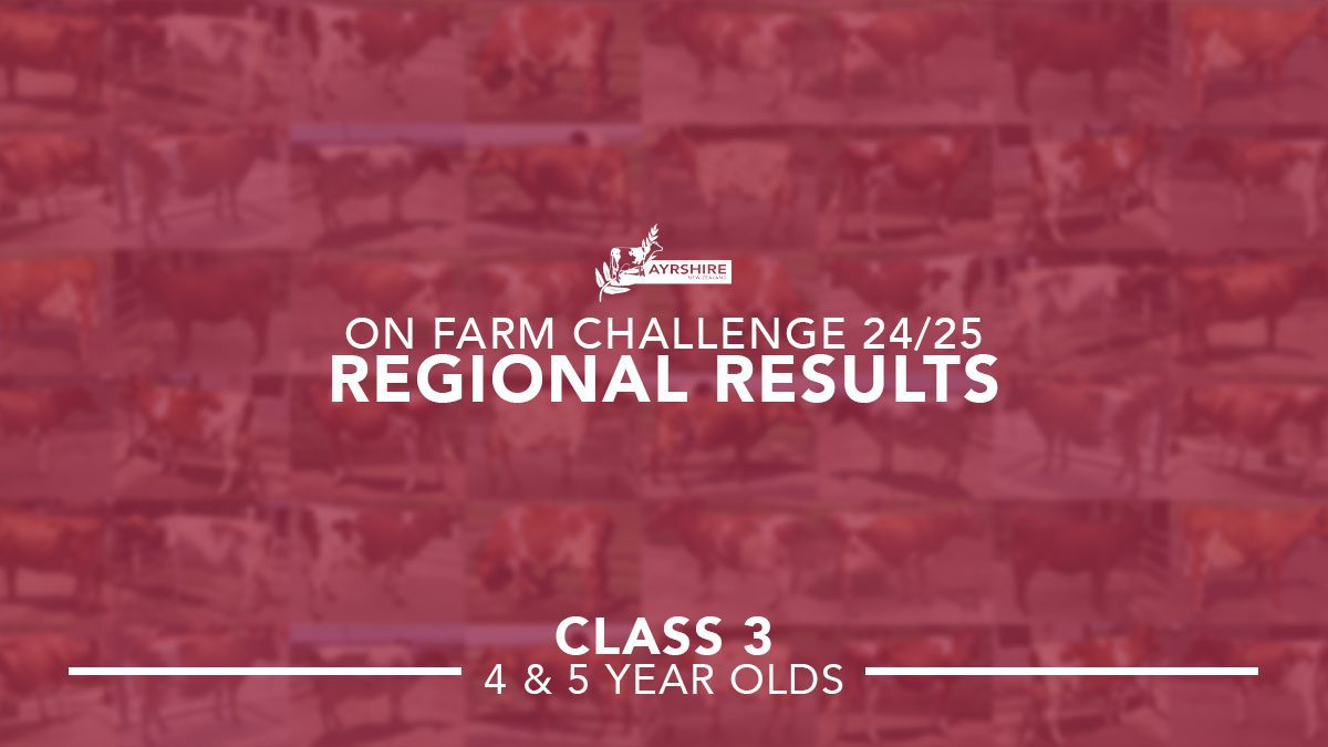 AYRSHIRE ON FARM CHALLENGE 2024/25 – CLASS 3 – 4 & 5 YEAR OLDS ...
